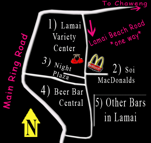 Guest friendly hotels in Lamai and Chaweng on Koh Samui